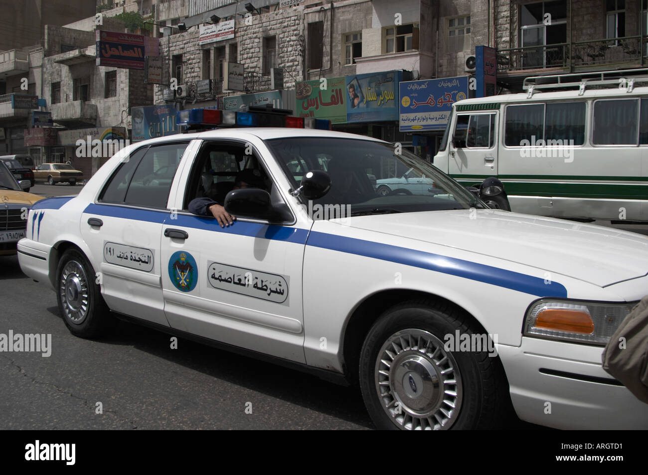 Jordan police car hi-res stock photography and images - Alamy