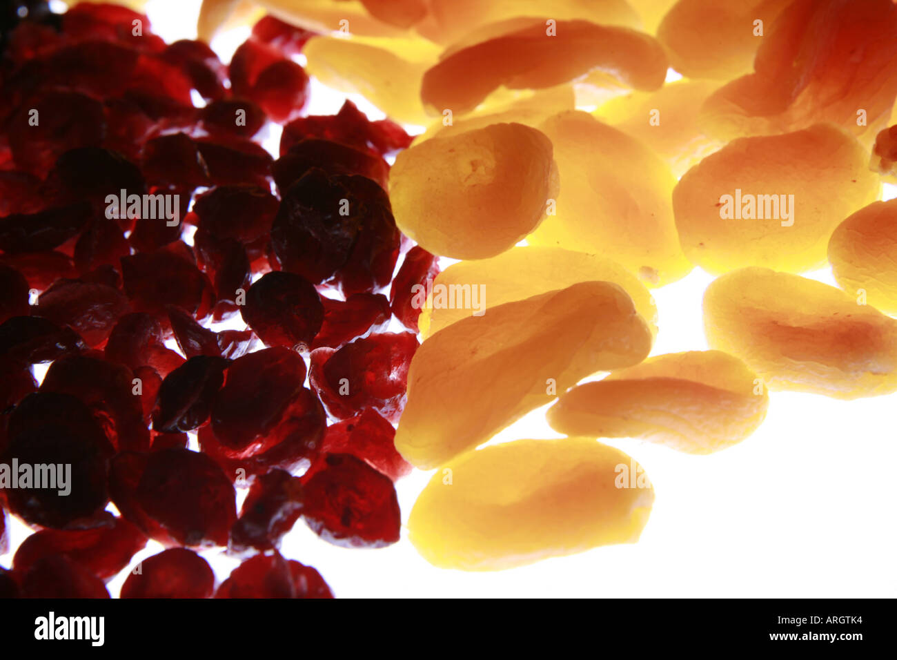 Apricots & Chopped Prunes Stock Photo - Alamy