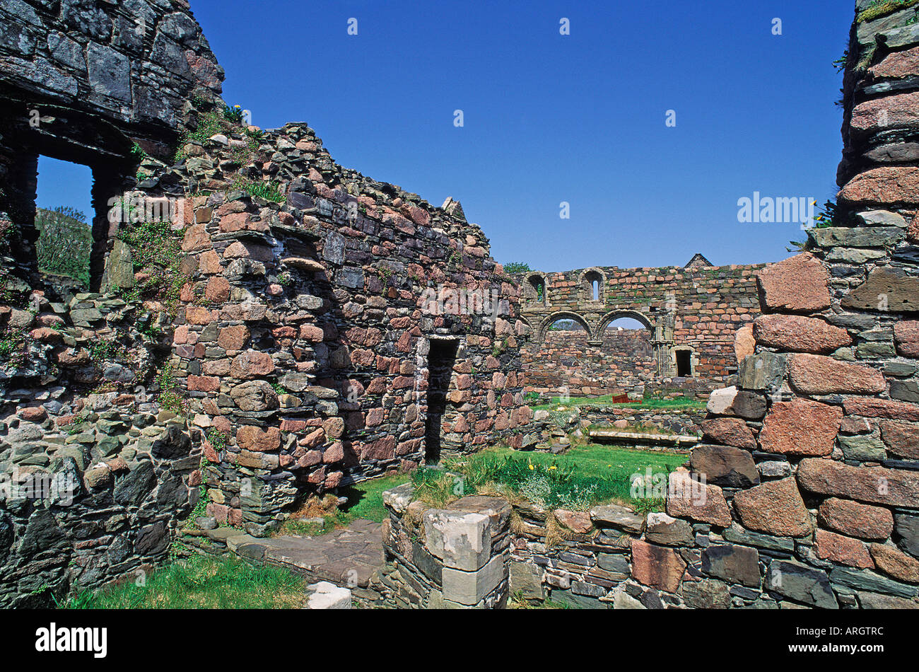 The ruins of Iona s priory building date from the 15th century Stock ...