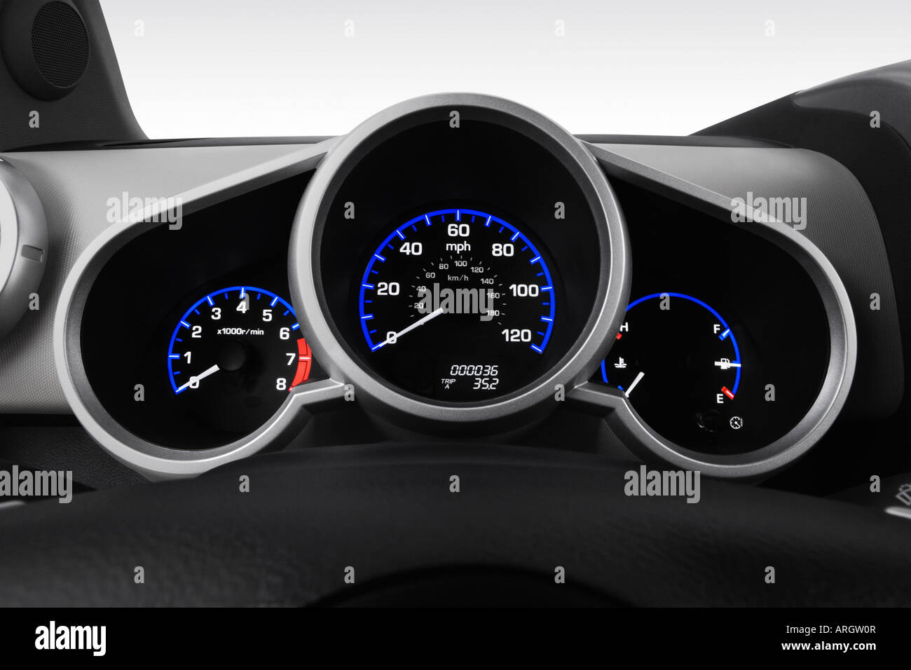 2007 Honda Element LX in Orange - Speedometer/tachometer Stock Photo ...