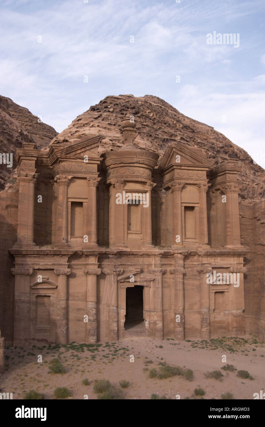 Petra Jordan The Ad Dayr The Monastery Stock Photo - Alamy Petra Jordan The Ad Dayr The Monastery Stock Photo - Alamy