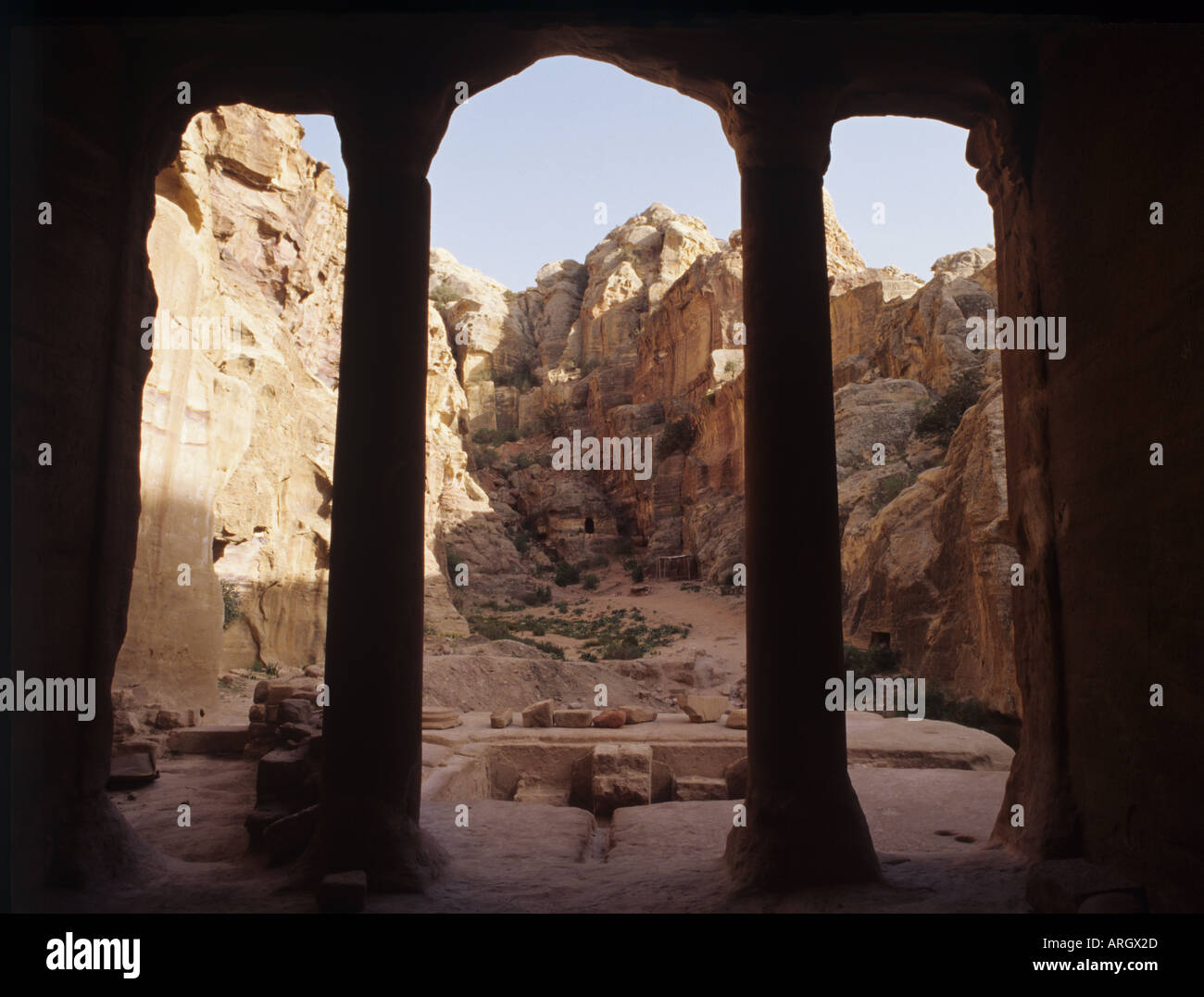 Petra Jordan Garden Tomb Stock Photo - Alamy