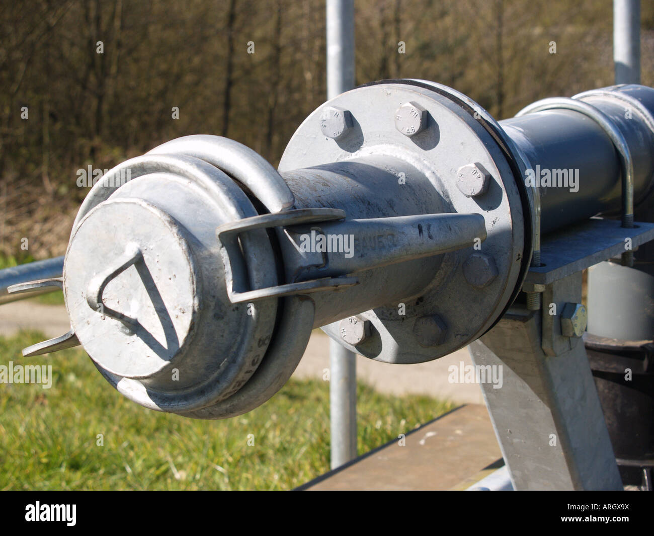 fire water hydrant carsington water lake reservoir Stock Photo - Alamy