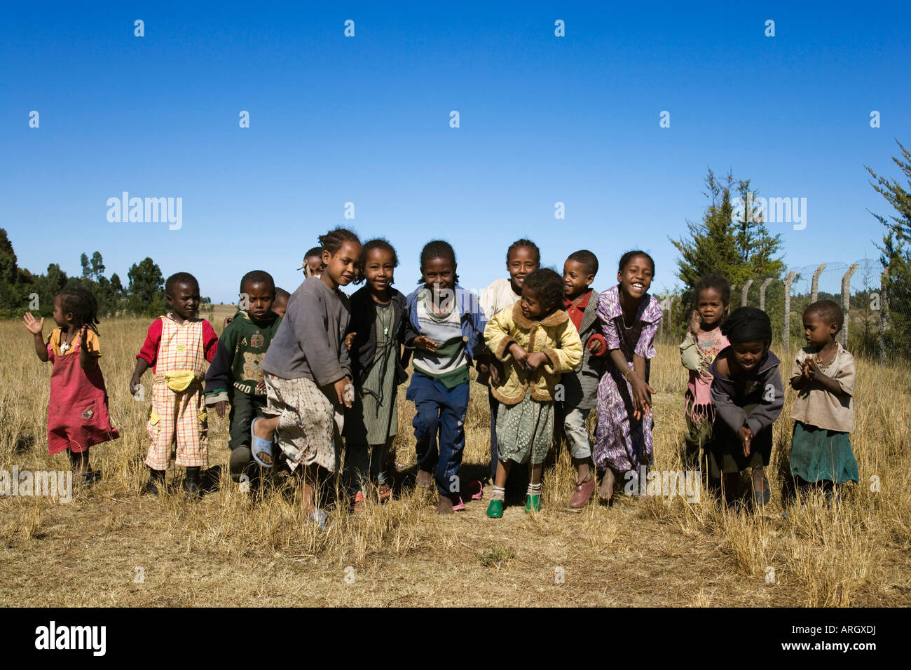 Children in the field hi-res stock photography and images - Alamy