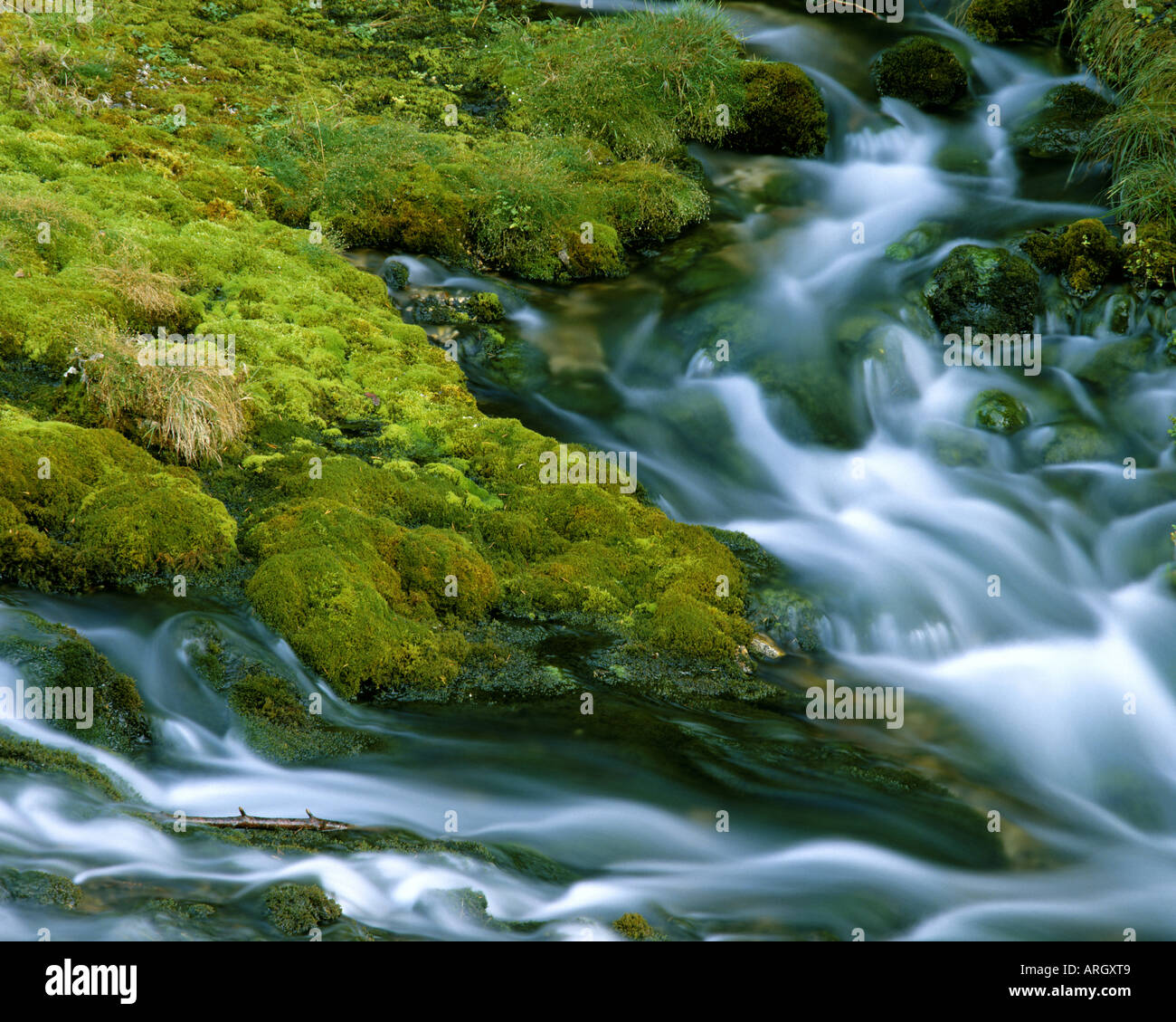 Fast moving water from mountain hi-res stock photography and images - Alamy