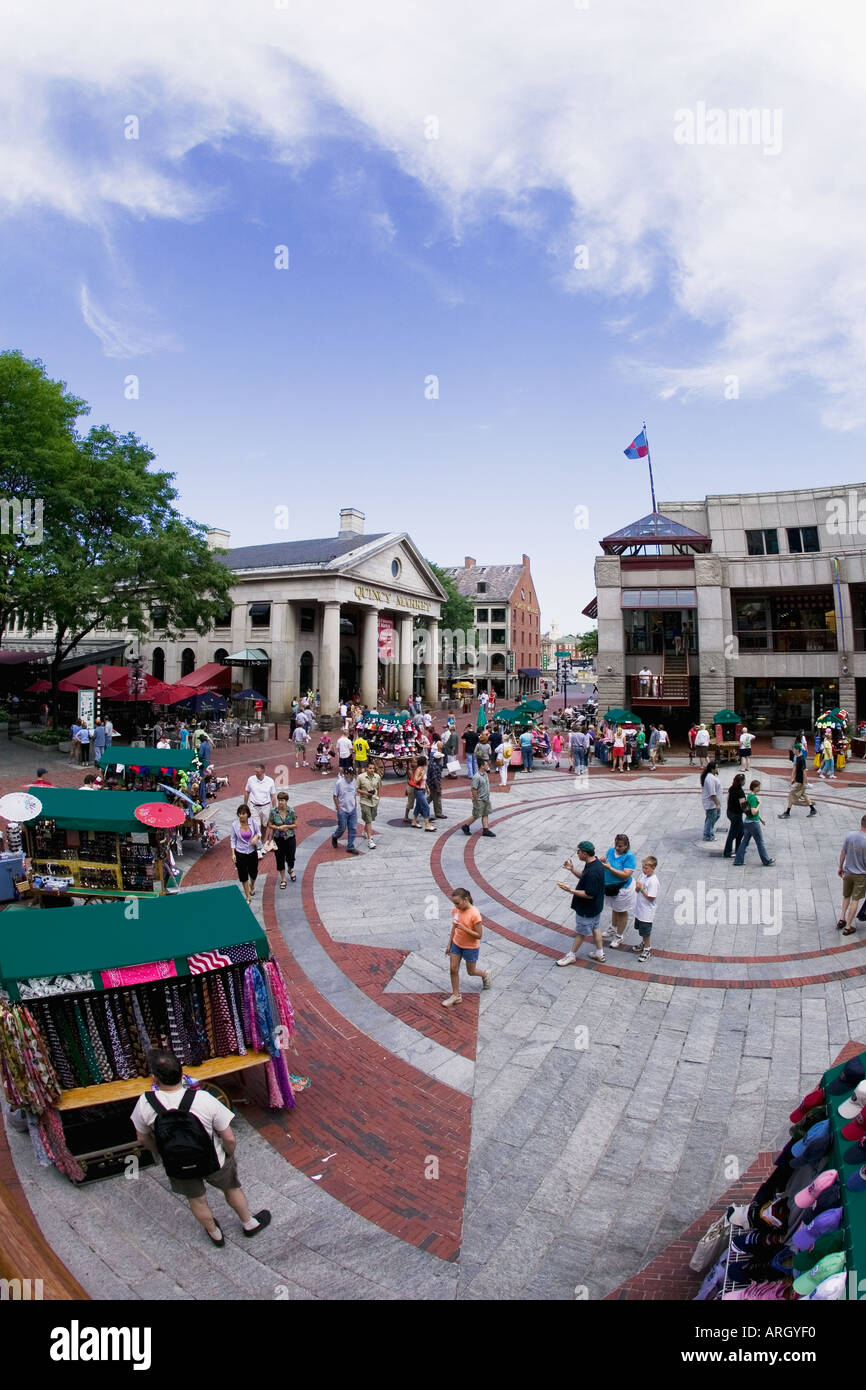 The famous Quincy Market in Boston Massachusetts Stock Photo - Alamy