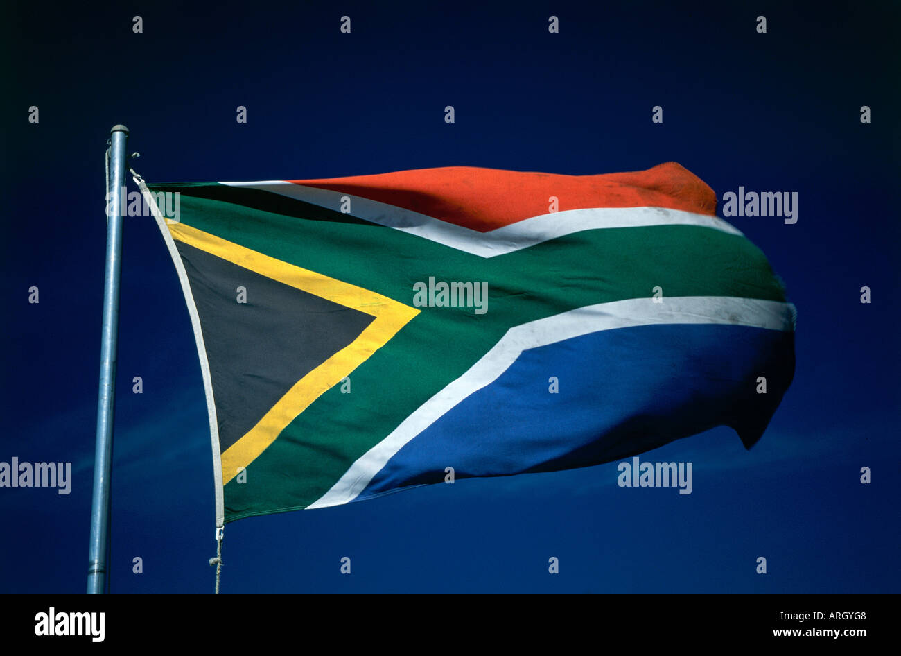 New south african flag hi-res stock photography and images - Alamy