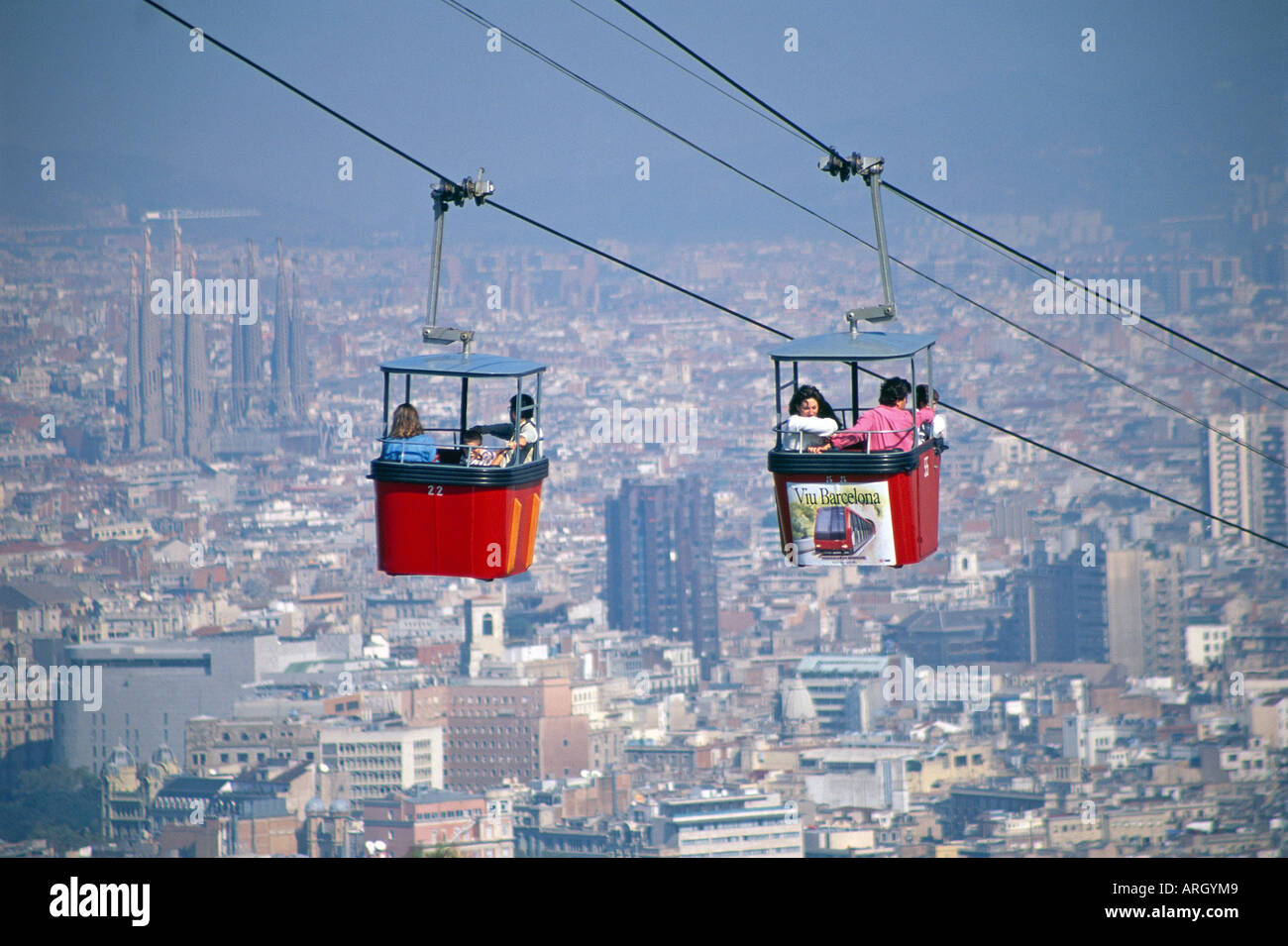 A ride in one of the cable cars which ascend Montjuic the oldest ...
