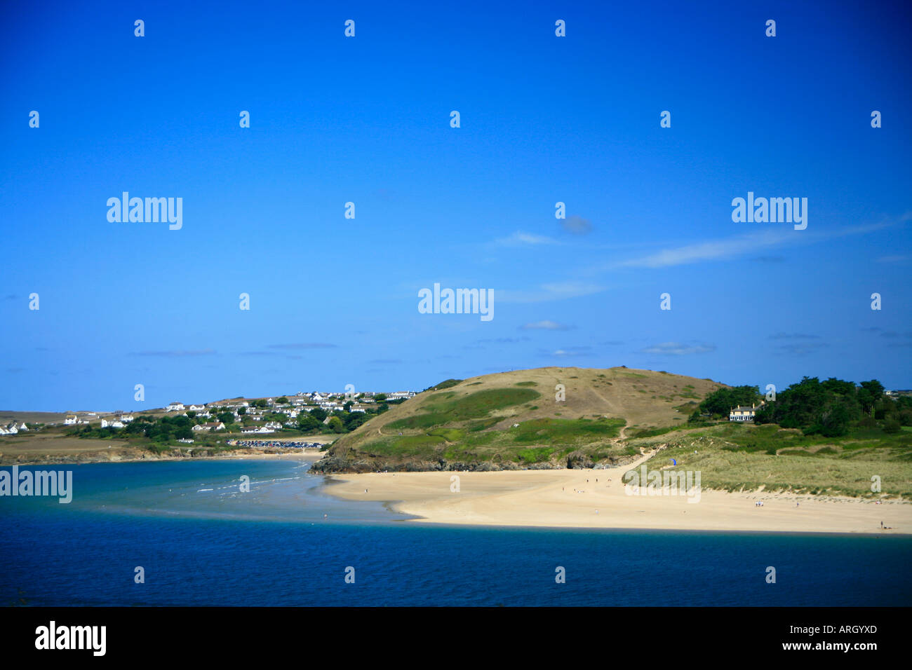 View across the Camel Estuary in Cornwall 2 Stock Photo - Alamy