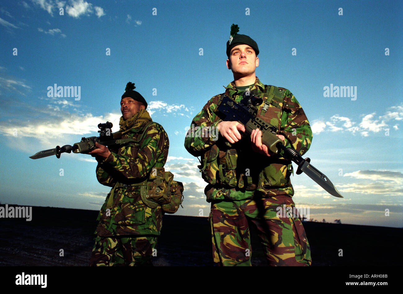 Members of the British Army on exercise Stock Photo - Alamy
