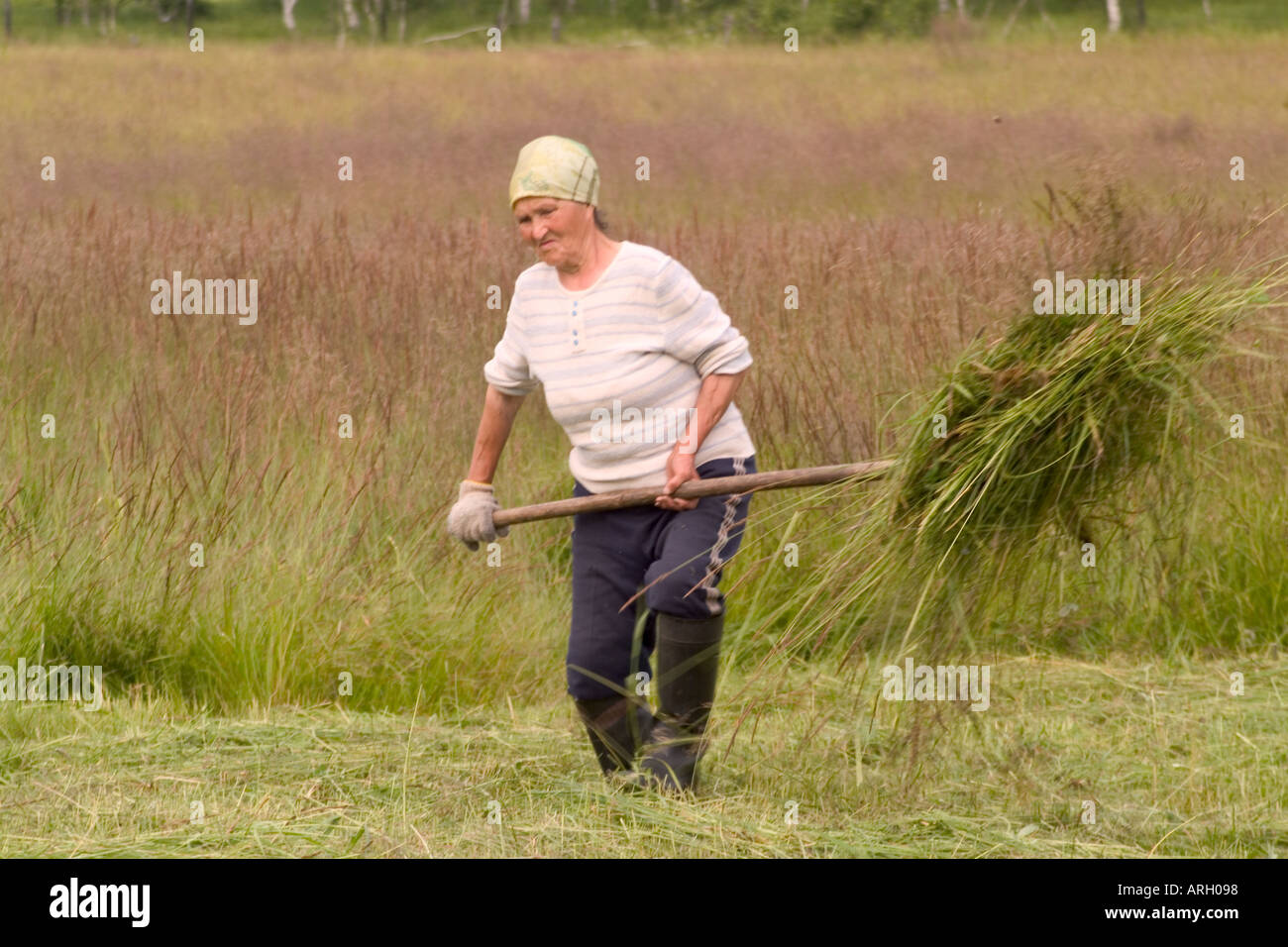 Farm woman russia hi-res stock photography and images - Alamy