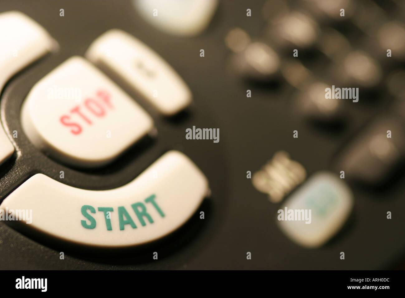 fax machine stop start keys keyboard Stock Photo - Alamy