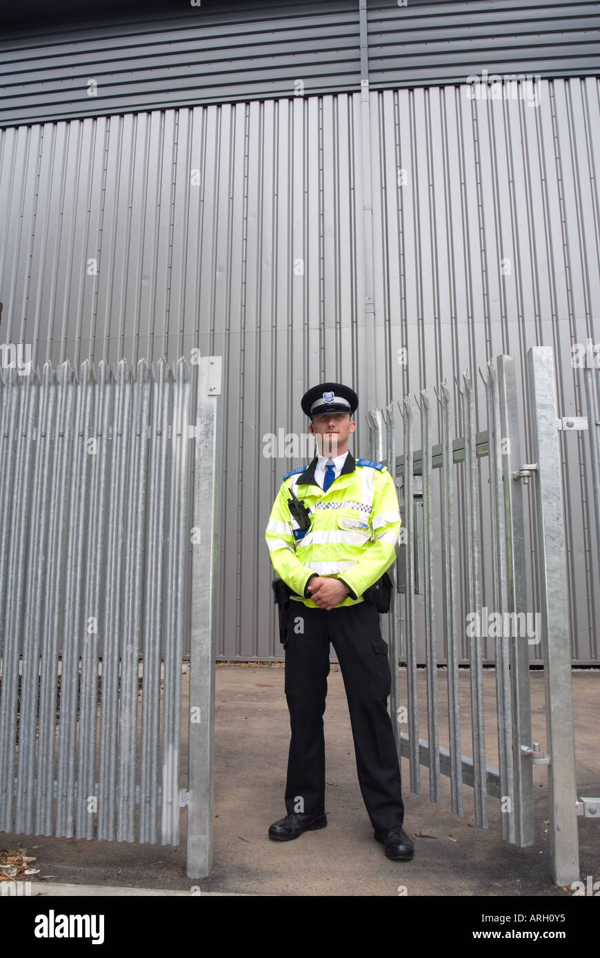 A police community support officer PCSO on duty in Coventry, United ...