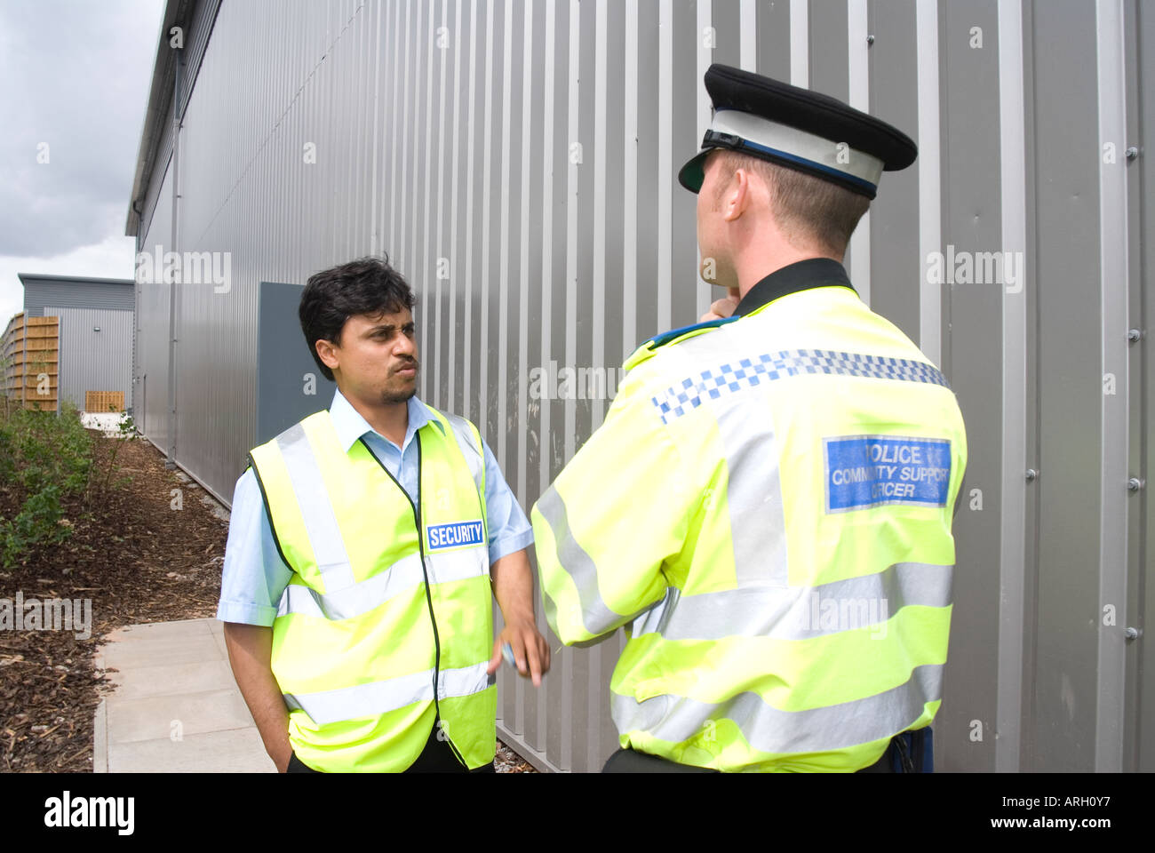 A police community support officer PCSO on duty in Coventry, United ...
