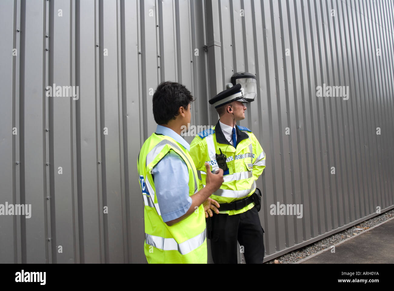 A police community support officer PCSO on duty in Coventry, United ...