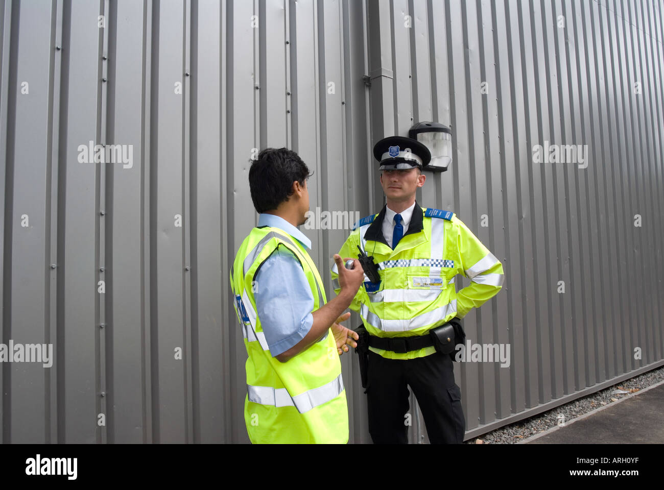 A police community support officer PCSO on duty in Coventry, United ...