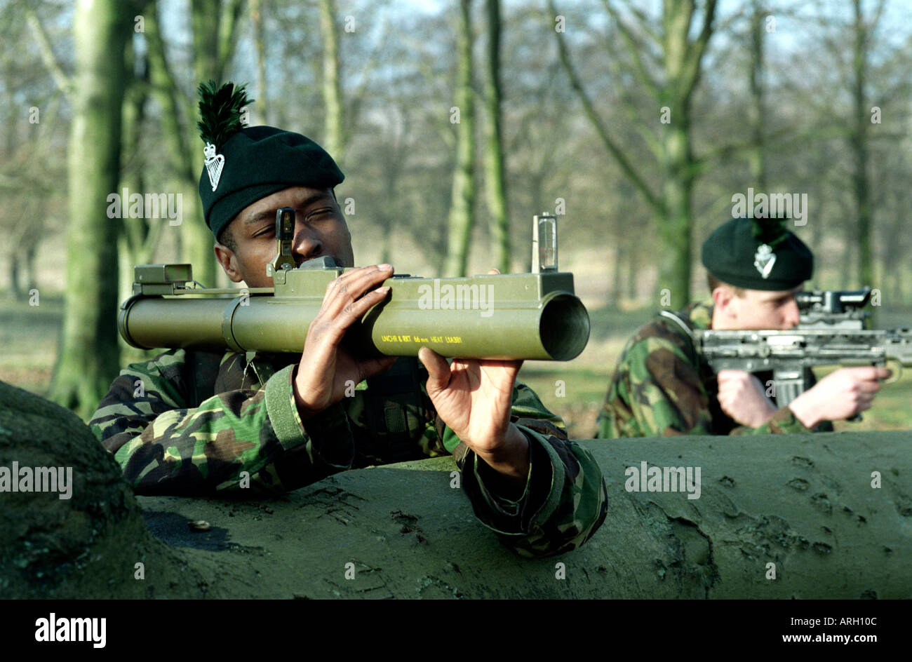 Members of the British Army on exercise Stock Photo - Alamy