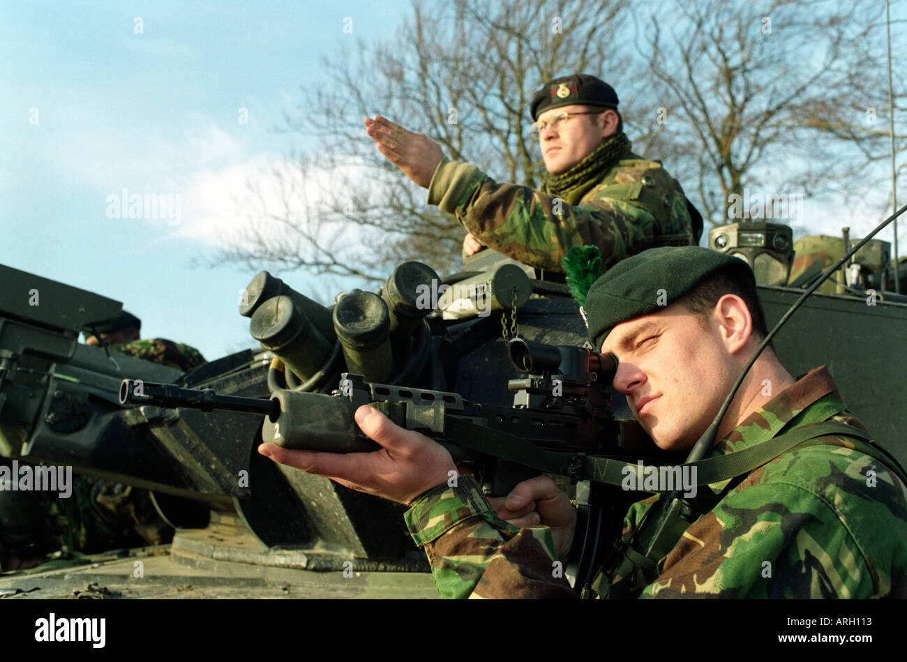 Members of the British Army on exercise Stock Photo - Alamy