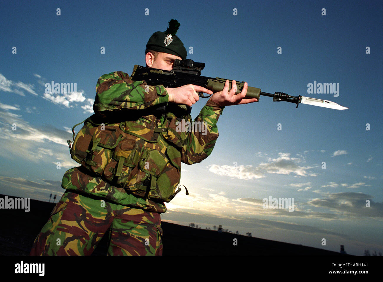 Members of the British Army on exercise Stock Photo - Alamy