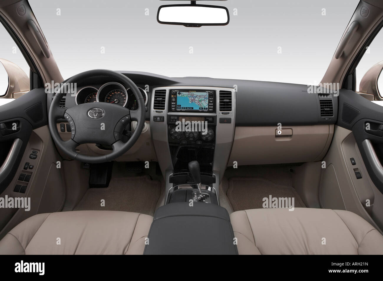 2007 Toyota 4Runner Limited in Brown - Dashboard, center console, gear ...