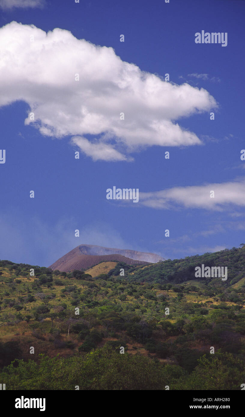 cloud above active volcano Stock Photo - Alamy