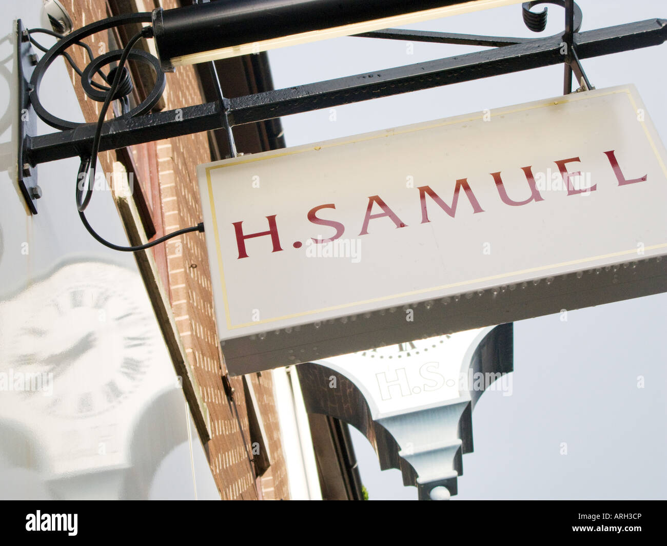 H Samuel jewellery shop sign, Aberystwyth Wales UK Stock Photo - Alamy