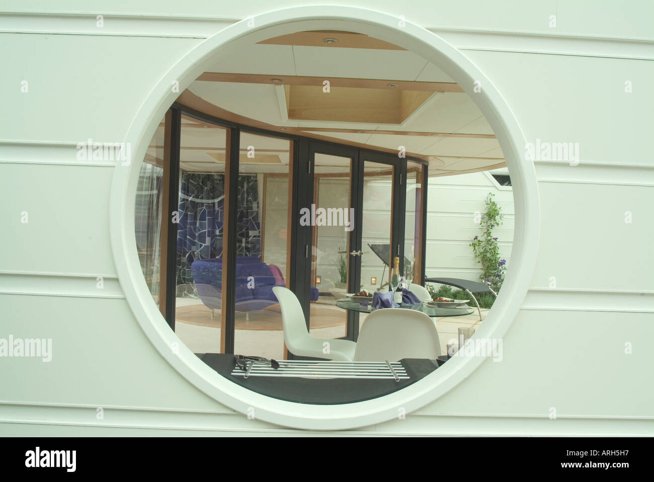 The Rockwool Garden Room at Chelsea Flower Show 2006 development Stock ...