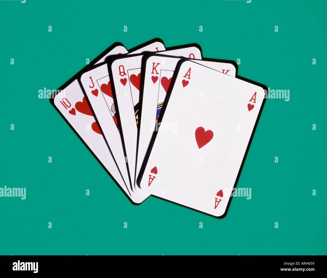 hand of playing cards Stock Photo - Alamy