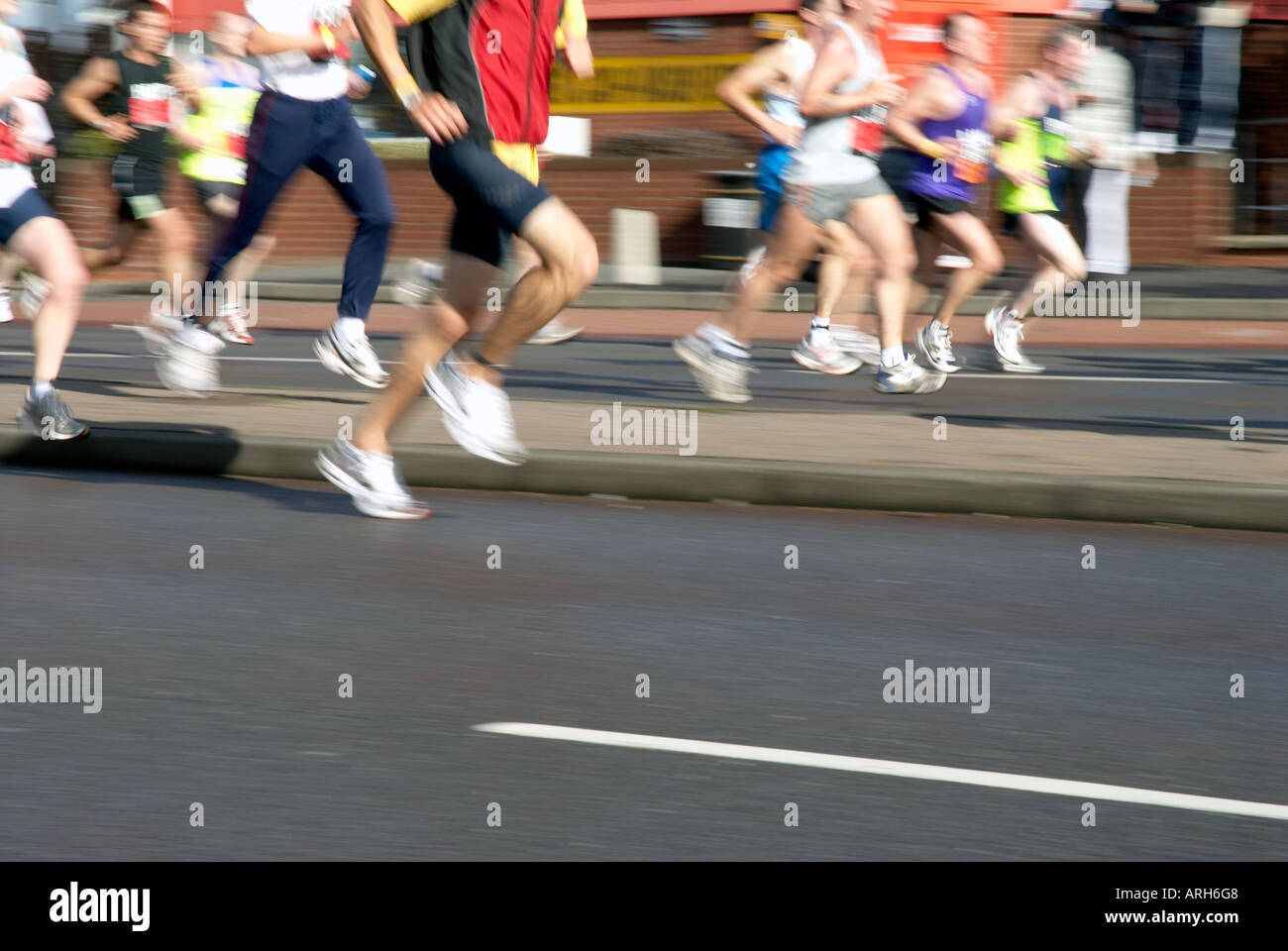 Front Runners at the Great North Run 2006 Stock Photo - Alamy