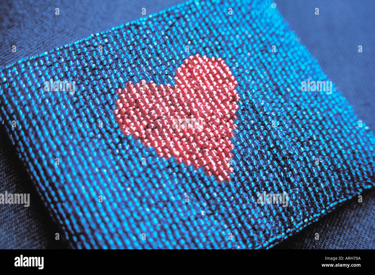 purse with red heart Stock Photo - Alamy