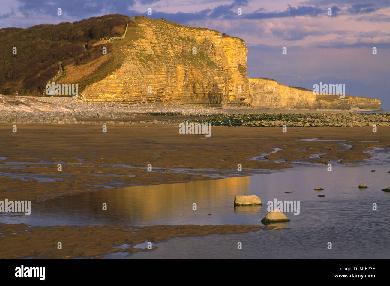 Heritage Coast Llantwit Major Stock Photo - Alamy