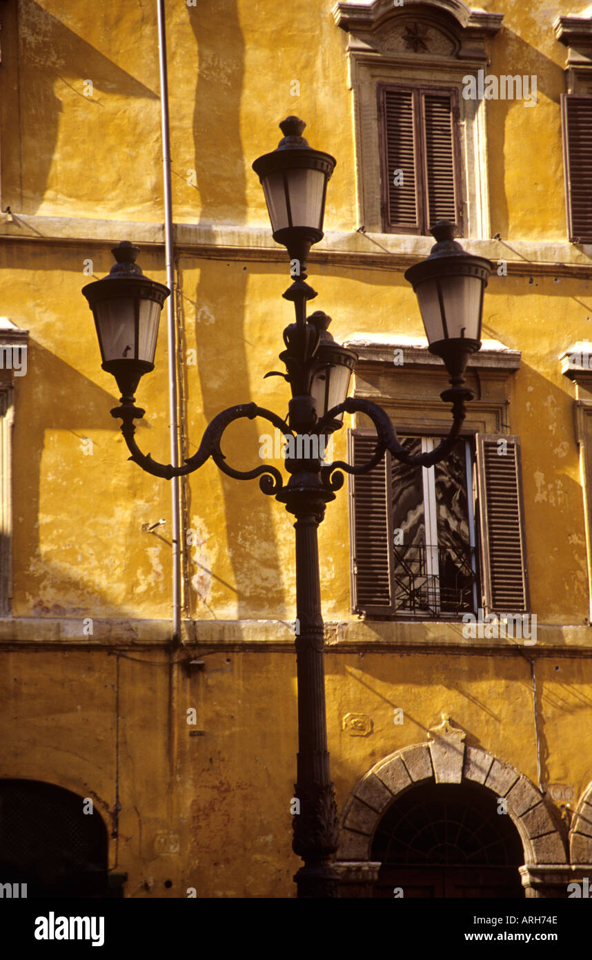 Streetlamp Rome Italy Stock Photo - Alamy