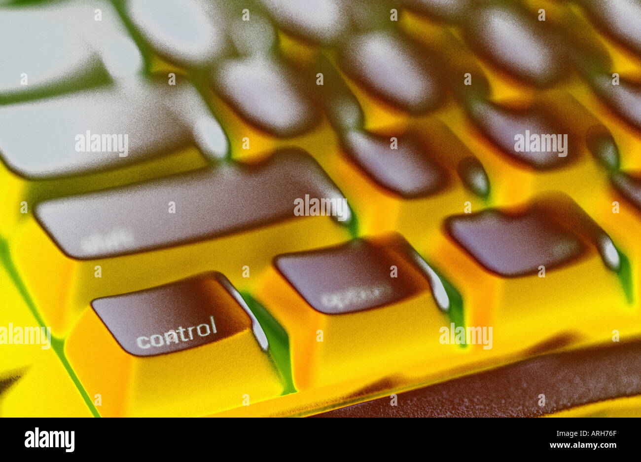 Control computer key Stock Photo - Alamy