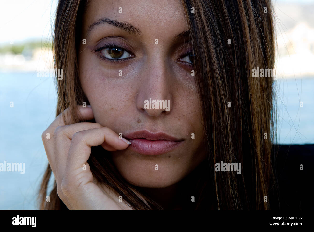 Portrait Francesca Veronica, Model Stock Photo - Alamy