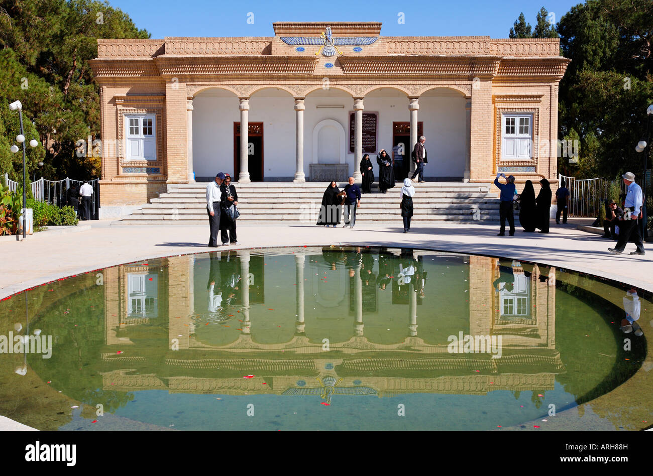 Ateshkade the Zoroastrian Fire Temple at Yazd Iran Stock Photo - Alamy