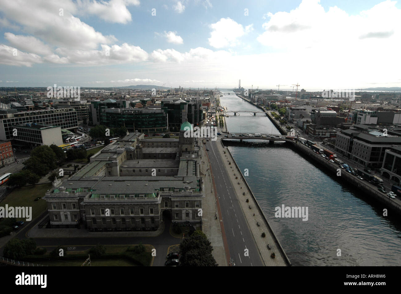 River liffey aerial hi-res stock photography and images - Alamy