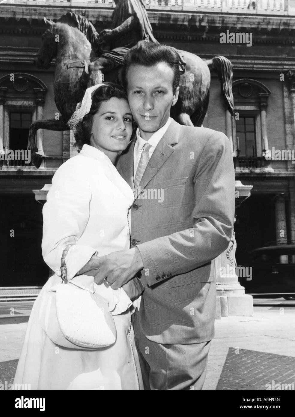 Podesta, Rossana, * 20.6.1934, Italian actress, with Marco Vicario ...