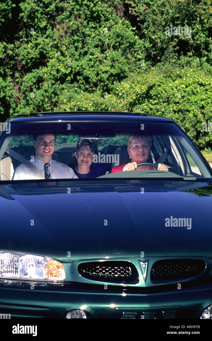 Business people carpooling to work Stock Photo - Alamy