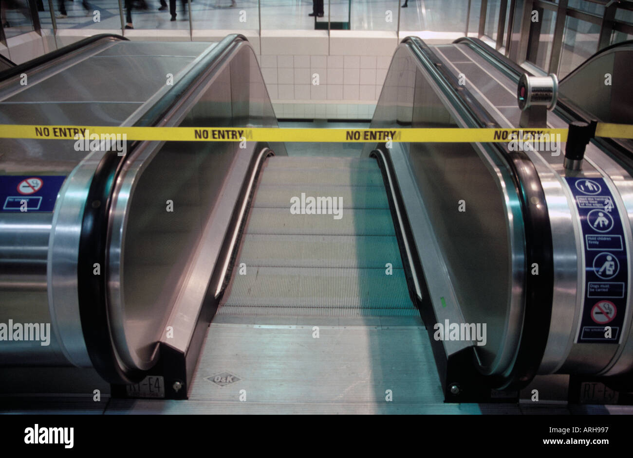 No entry to tube station hi-res stock photography and images - Alamy
