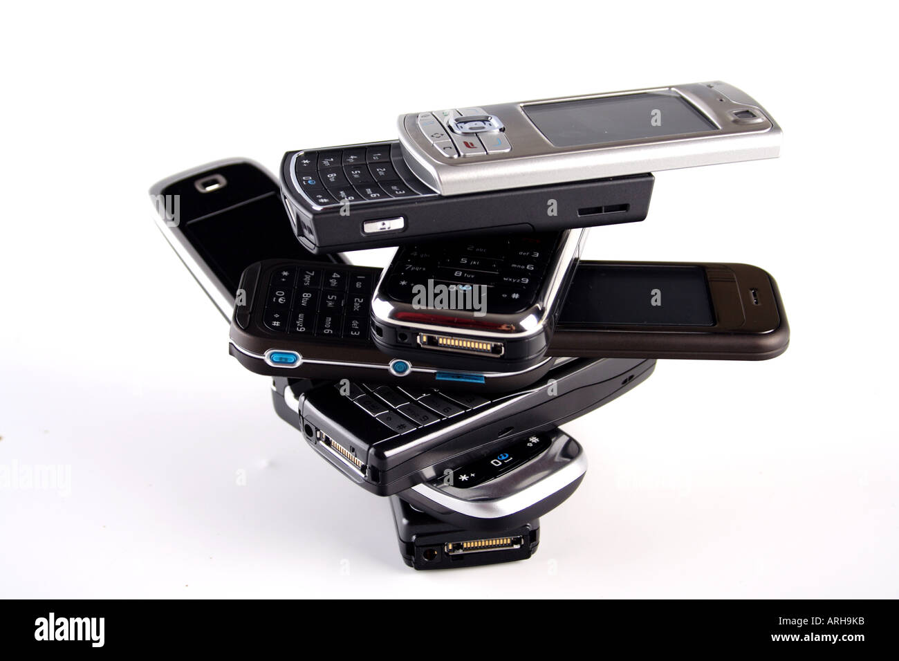 Cell phone Cut Out Stock Images & Pictures - Alamy