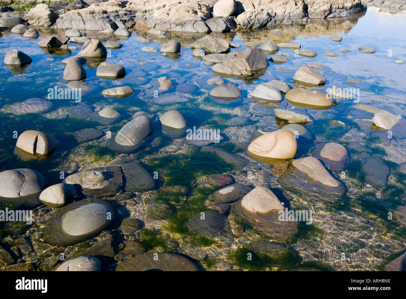 Common name: Rock pools Stock Photo - Alamy