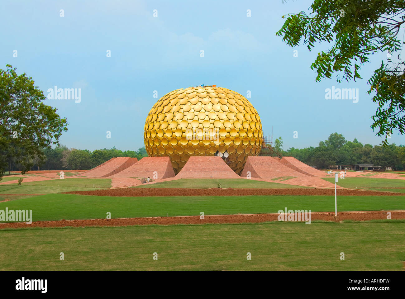 Matri mandir in auroville hi-res stock photography and images - Alamy