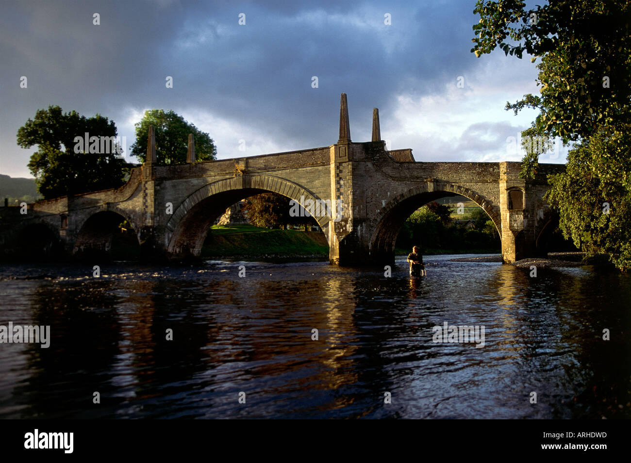 The Wade Bridge over the River Tay at Aberfeldy built in 1733 by ...