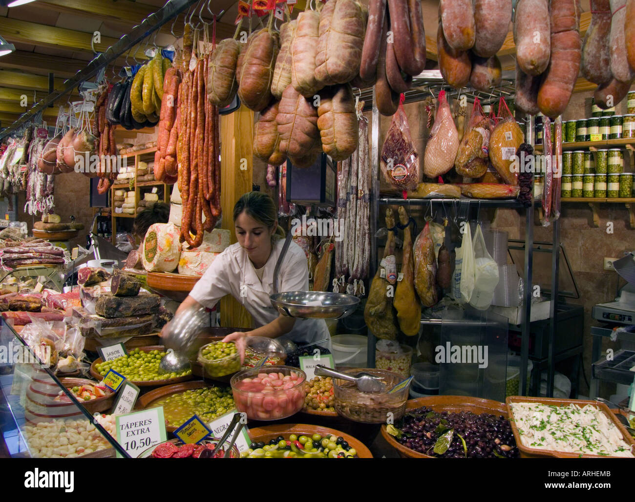 Majorca palma food market hi-res stock photography and images - Alamy