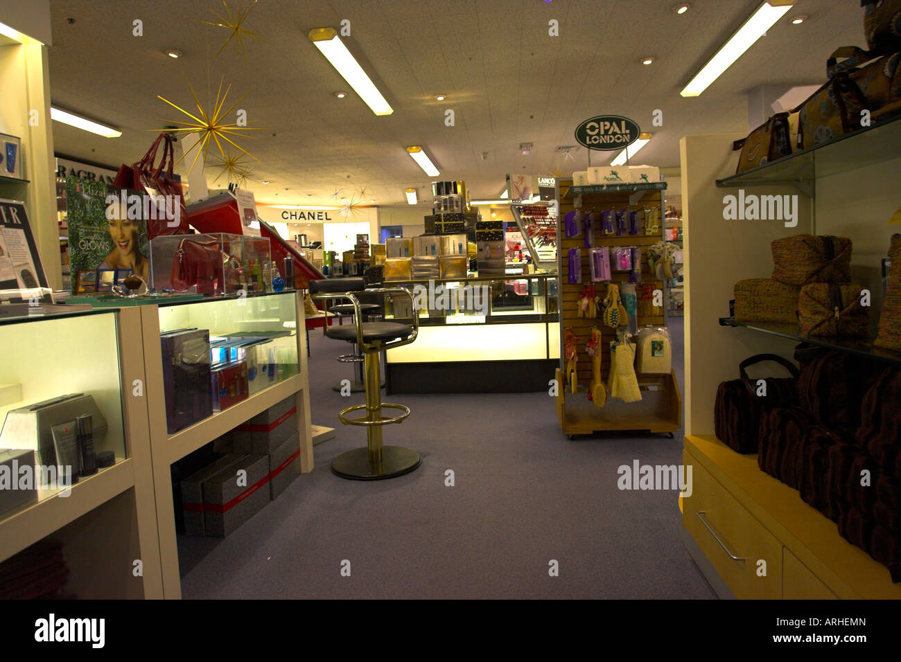 Department Store Beauty section Stock Photo - Alamy