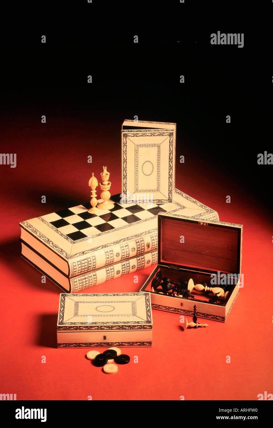 Ivory game box hi-res stock photography and images - Alamy