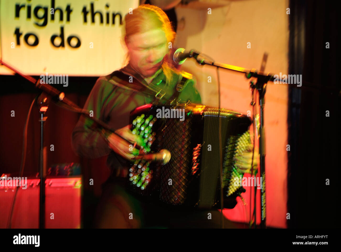 London igor outkine small club play stage inside indoors singing hi-res ...