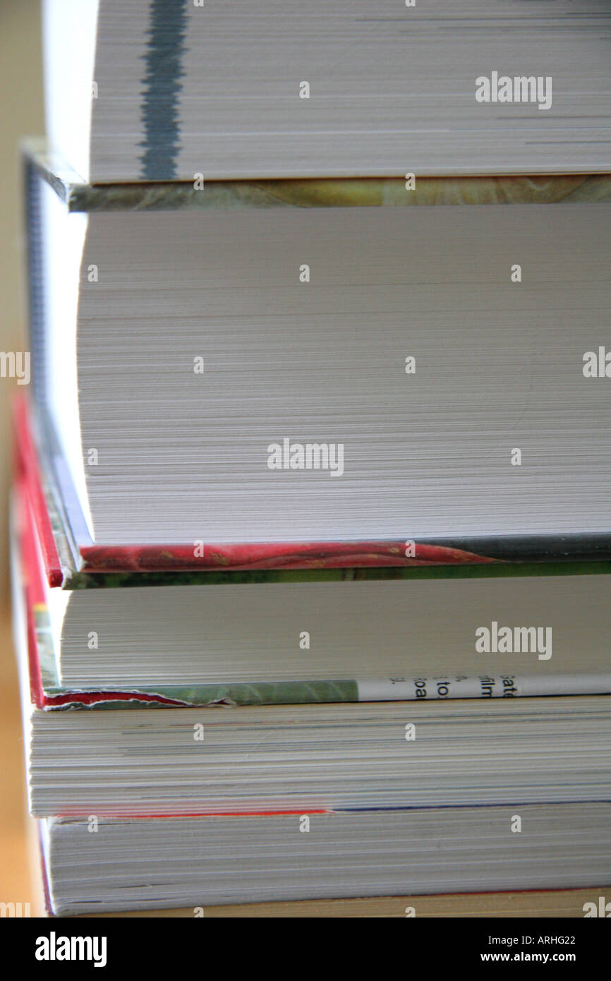 pile of books Stock Photo - Alamy