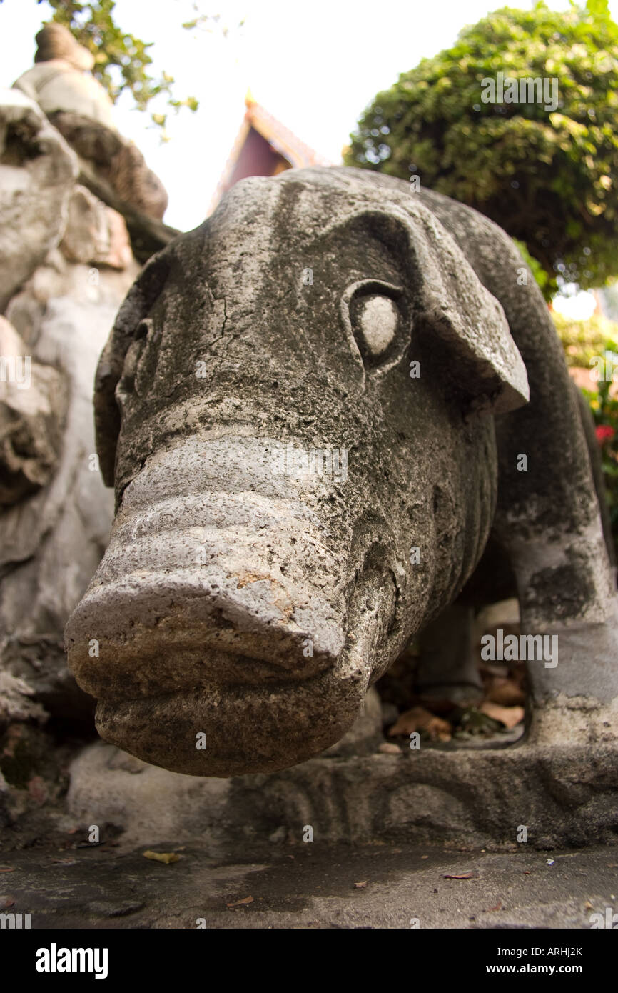 Old animal relic in Grand Place Stock Photo - Alamy