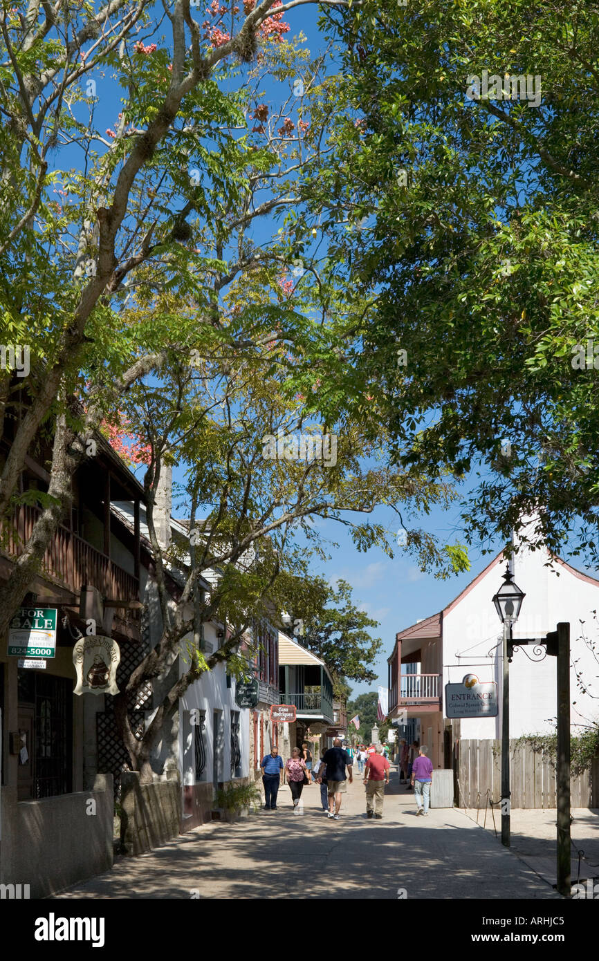 St George Street, St Augustine, Florida, USA Stock Photo - Alamy